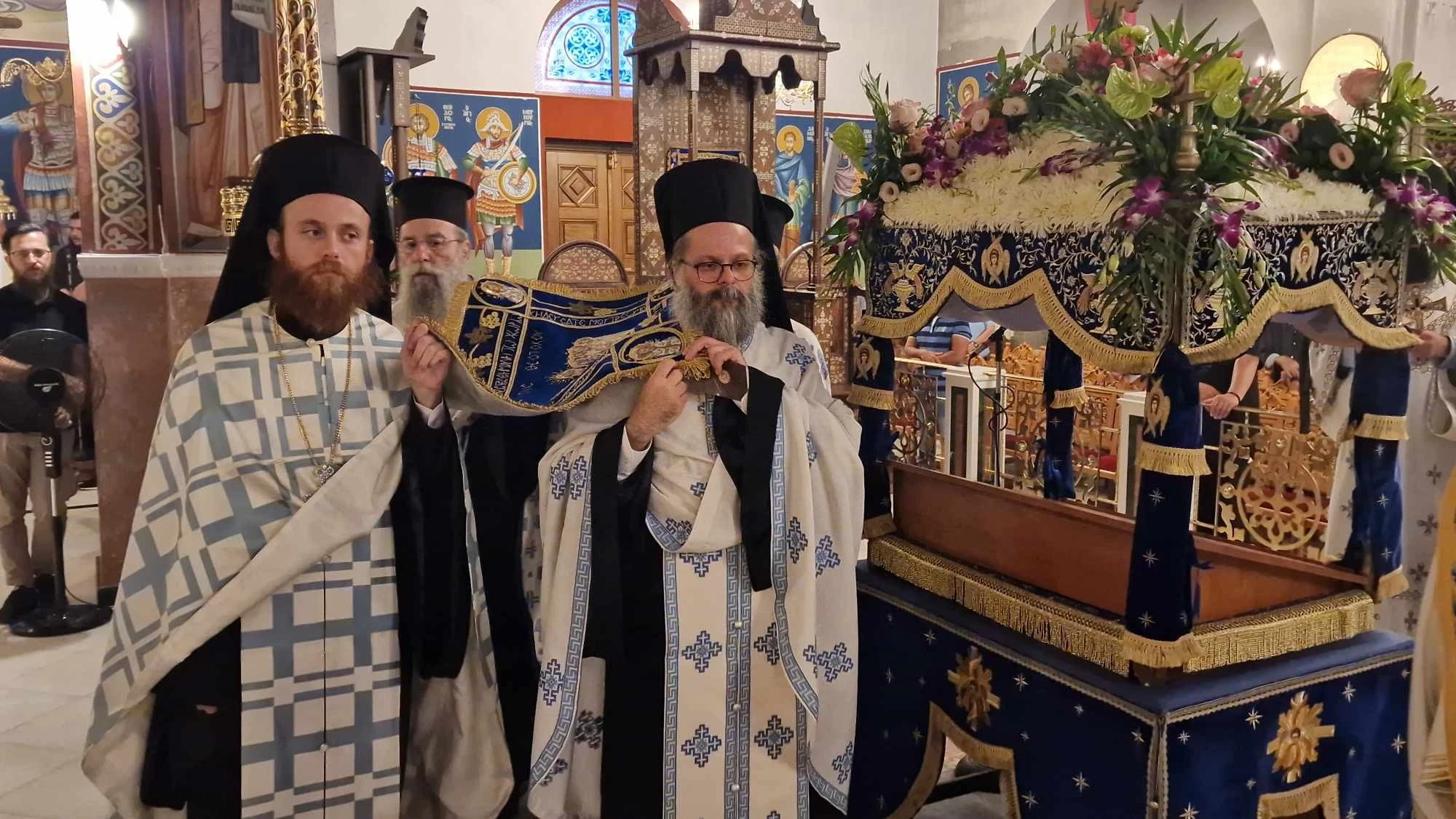 Ο Επιτάφιος της Παναγίας στην Σκύδρα