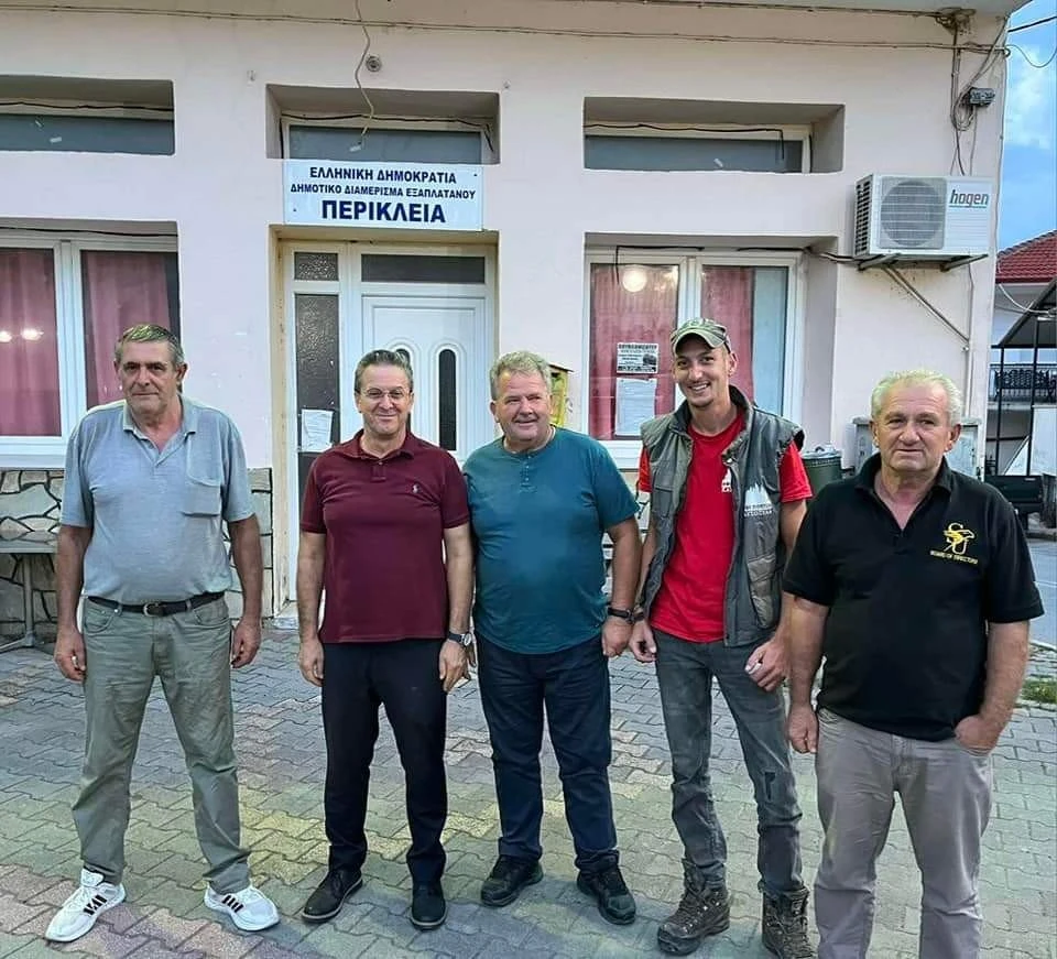 Επίσκεψη του Δημήτρη Μπίνου στην ορεινή Αλμωπία