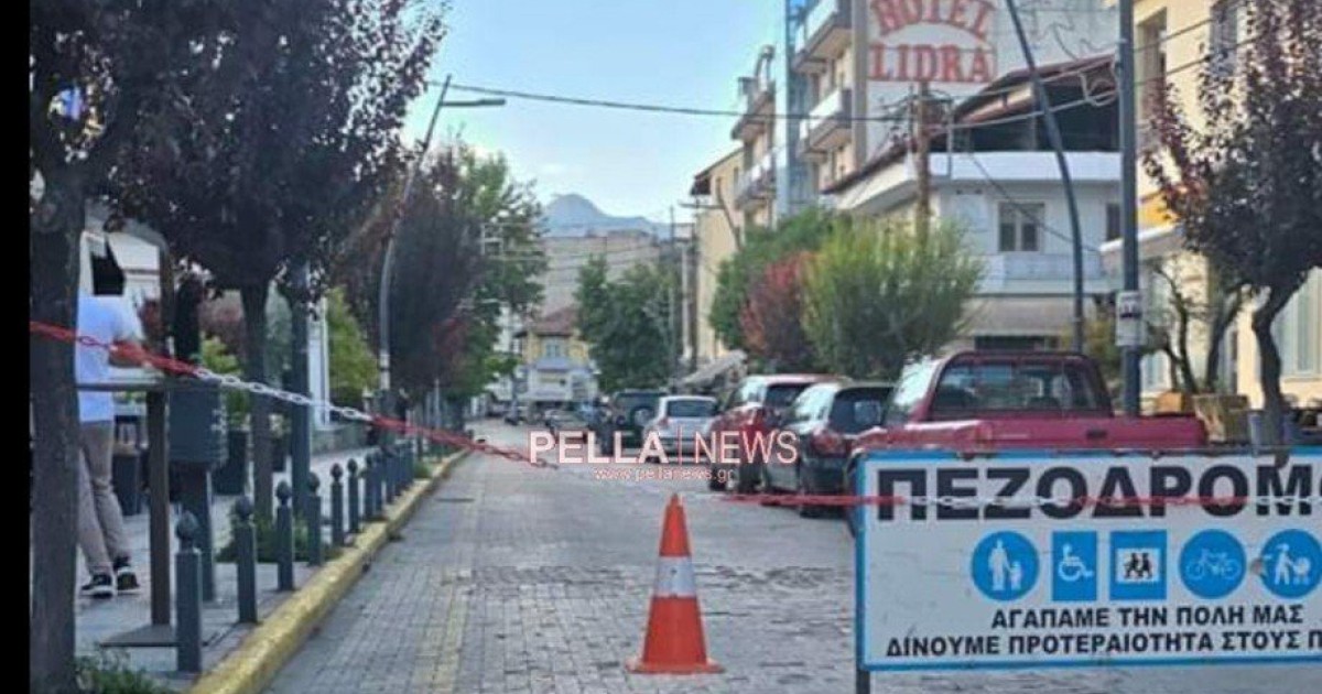 Αριδαία: Περί πεζόδρομου ο λόγος