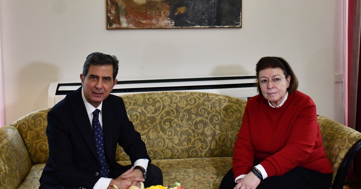 Συνάντηση εργασίας του ΥΜΑΘ Κωνσταντίνου Π. Γκιουλέκα με την Υπουργό ...