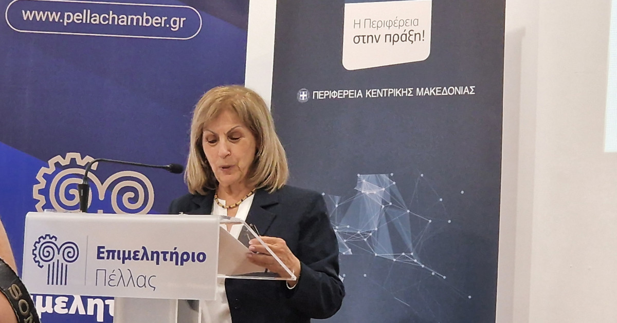 Νανά Αηδονά από την Έδεσσα: «Διπλασιάσαμε τους πόρους – Η Πέλλα είναι η ...