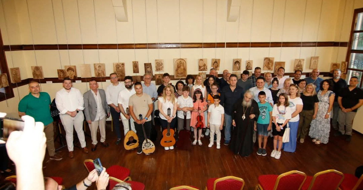 Εγκαίνια της Έκθεσης Ξυλογλυπτικής της Σχολής Βυζαντινής Τέχνης της Ι.Μ ...