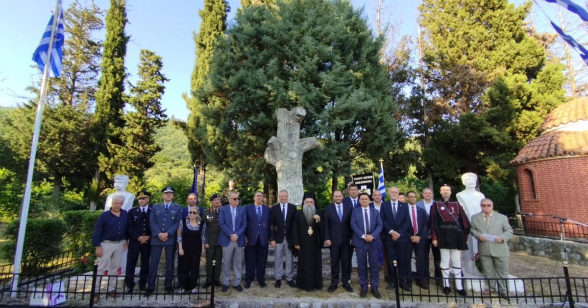 Μνημόσυνο των Μακεδονομάχων Καπετάν Άγρα και Αντώνη Μίγκα