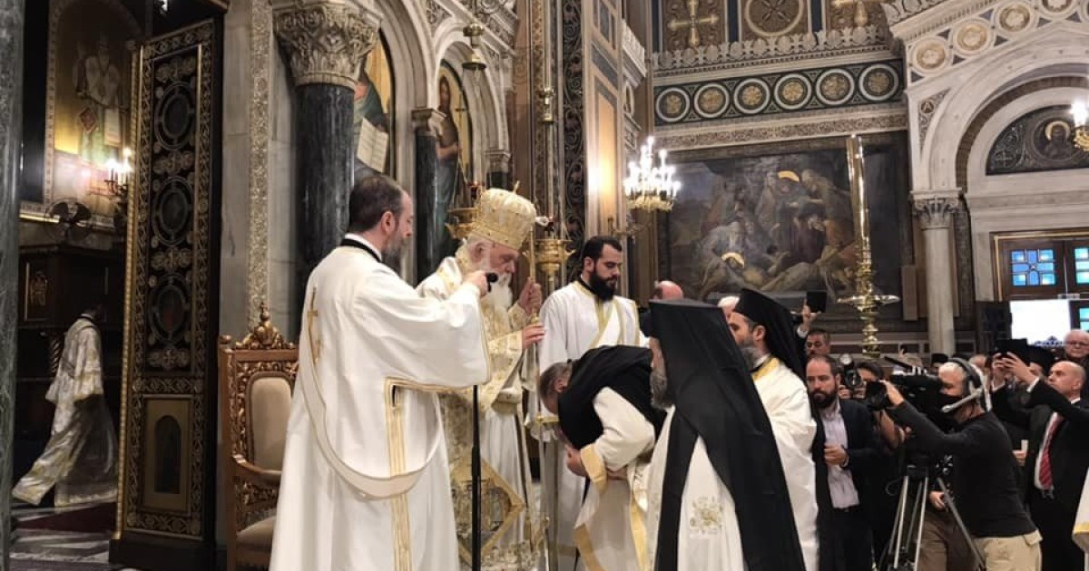 Χειροτονία του νέου Μητροπολιτη Δράμας Δωρόθεου