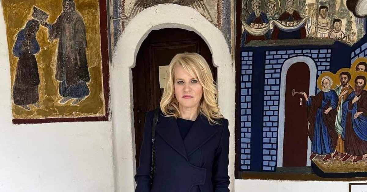 Θεοδώρα Τζάκρη: Στόχος μας να μην θιχτεί η στατικότητα της Μονής Αρχάγγελου