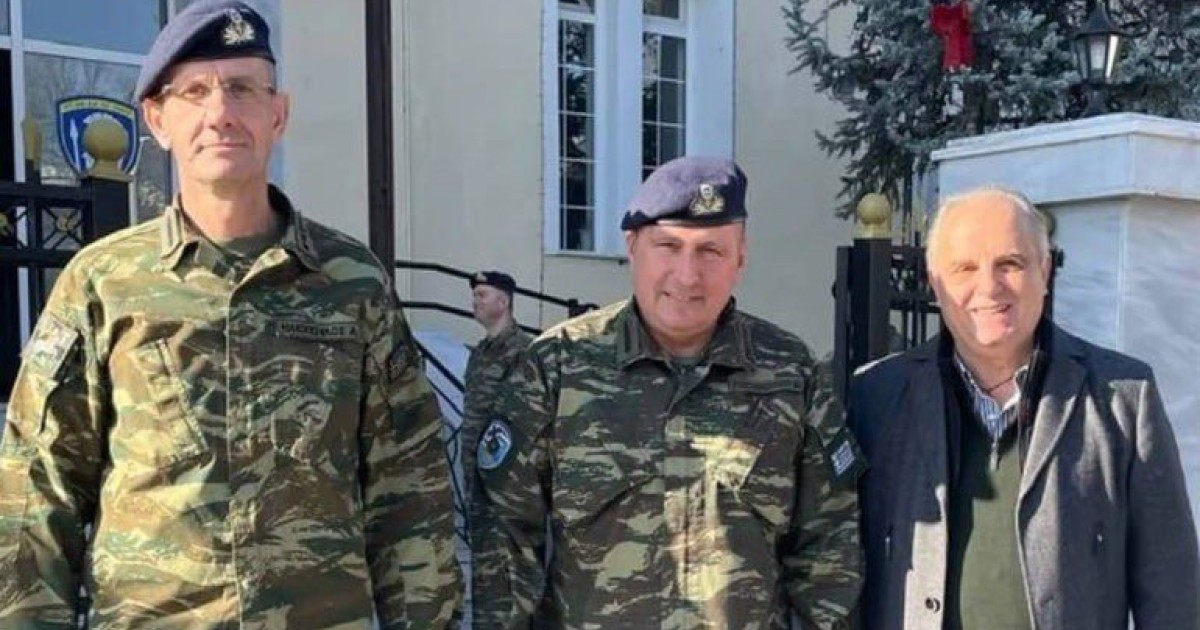 Στην Έδεσσα ο διοικητής του Γ’ Σώματος Στρατού, Αντ/γος Σωτήρης Κωστάκογλου