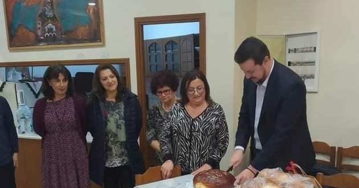 Κοπή βασιλόπιτας από την Χορωδία Παραδοσιακής Μουσικής Γιαννιτσών