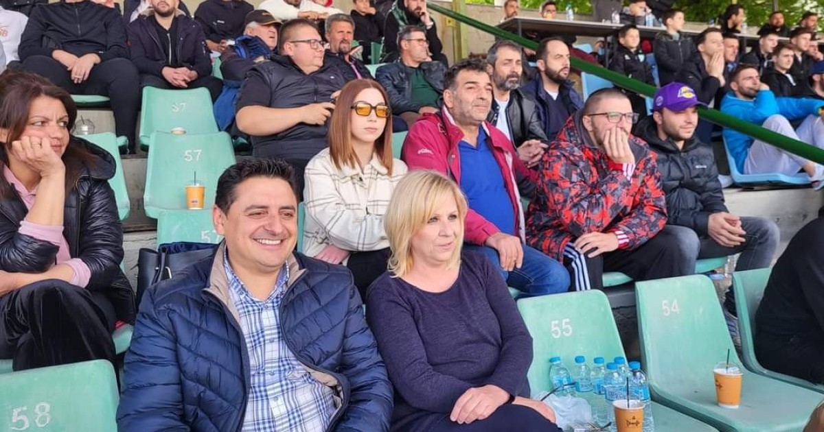 Είδε τον ημιτελικό ο Γιάννης Τσεπκεντζής
