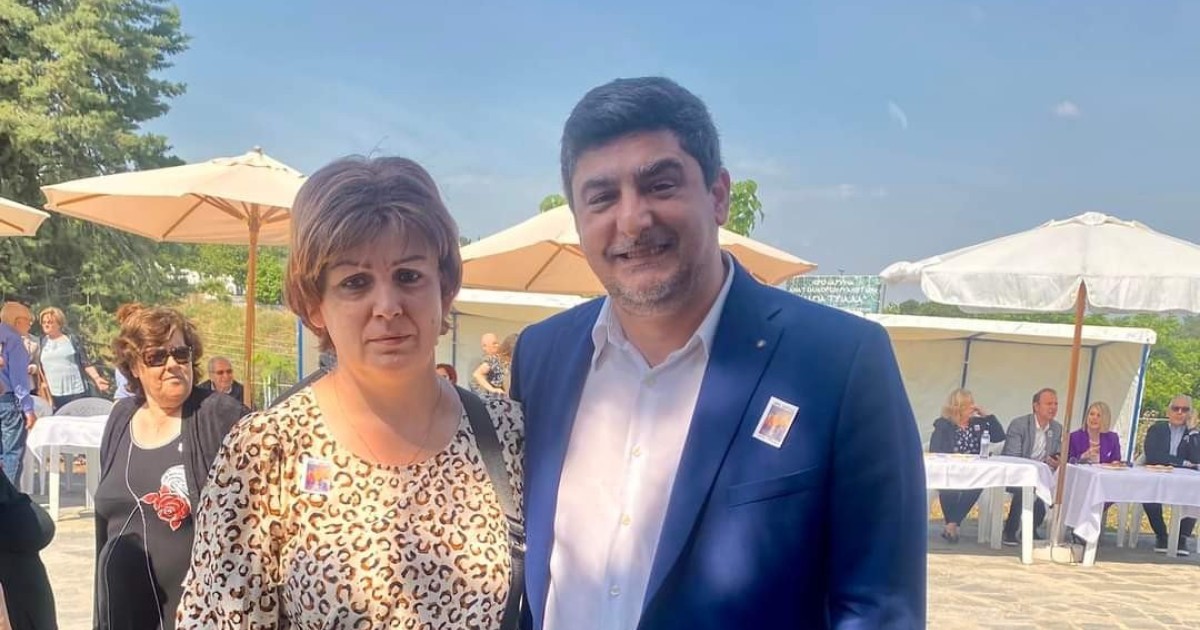 Μαζί με τον Στάθη Φουντουκίδη η Λασκαρινα