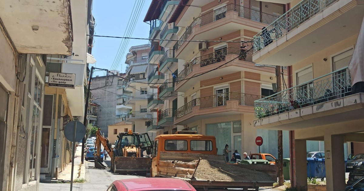 ΔΕΥΑ Δήμου Πέλλας: Αποκατάσταση βλάβης επί της οδού Βουλγαροκτόνου