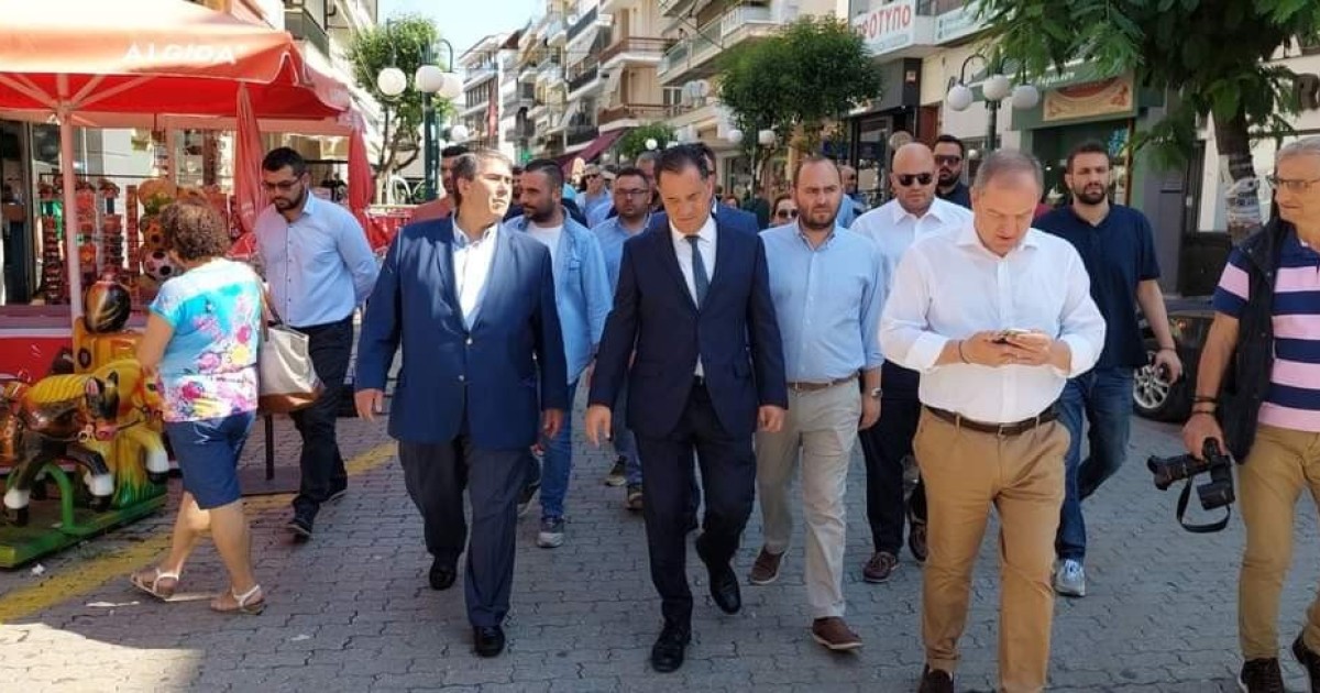 Στην Πέλλα ο Άδωνις Γεωργιάδης