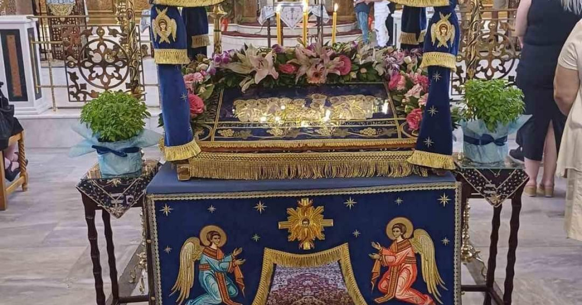 Η εορτή της Κοιμήσεως της Θεοτόκου στην Σκύδρα
