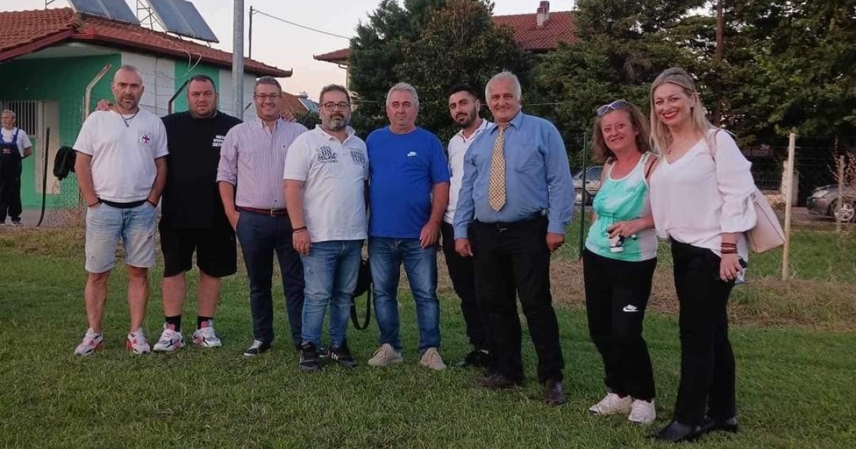 Στον Αγιασμό της Πετριάς η Μαρία Παπαδοπουλου