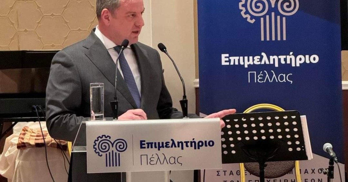 Στην εκδήλωση του Επιμελητηρίου ο Διονύσης Σταμενίτης