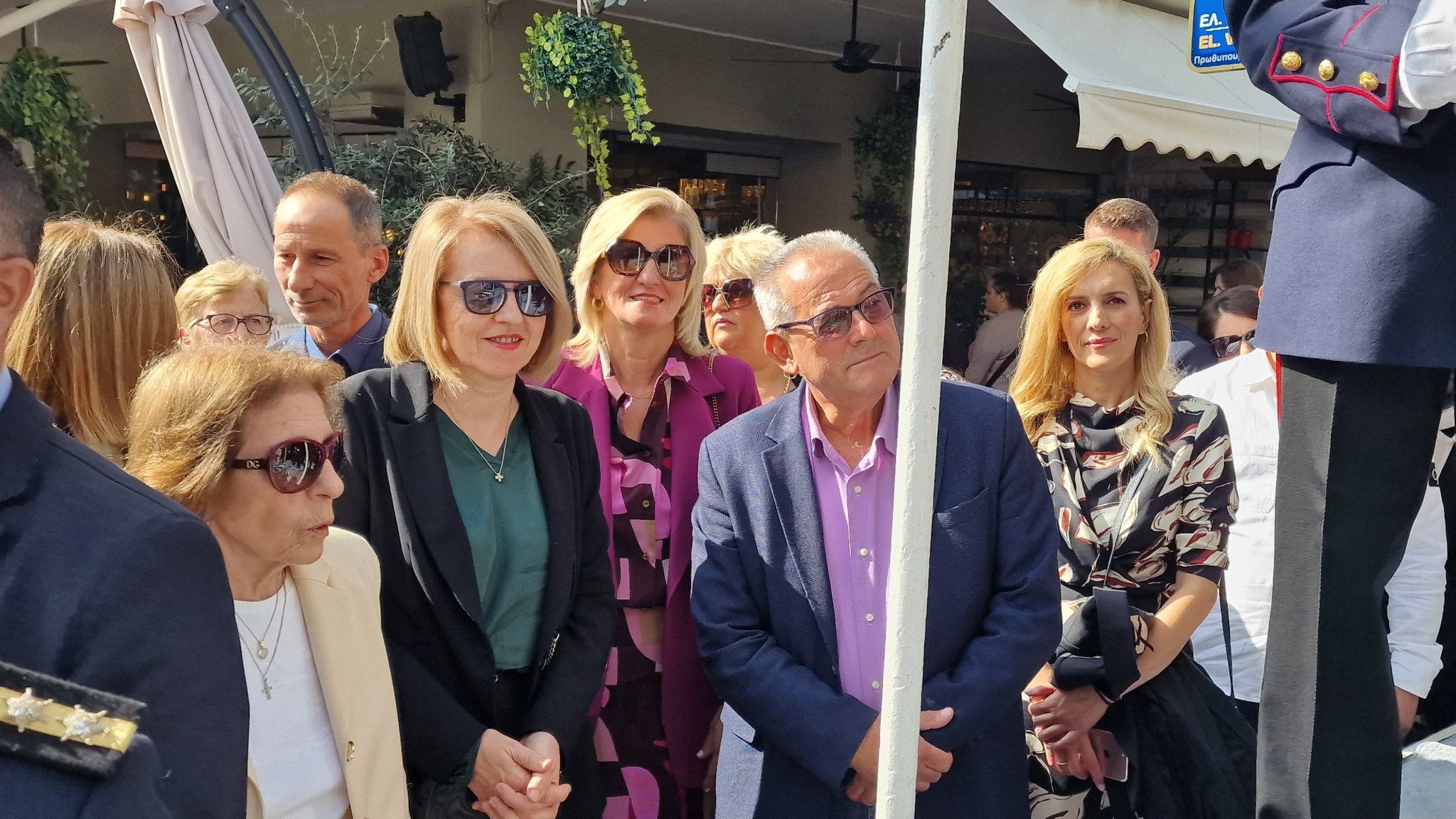 Ευδιάθετη στην Παρέλαση των Γιαννιτσών η Γεωργία Γκίκα Σταμενίτη