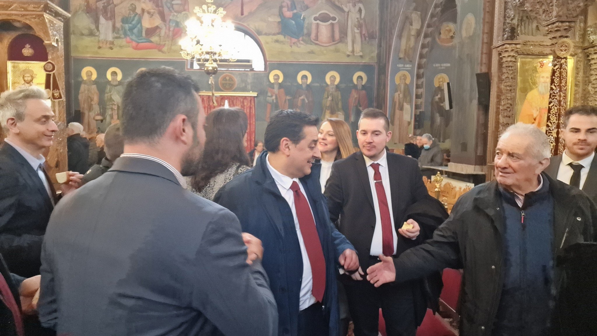 Γιάννης Τσεπκεντζής: Αντάλλαξε ευχές με τον κόσμο