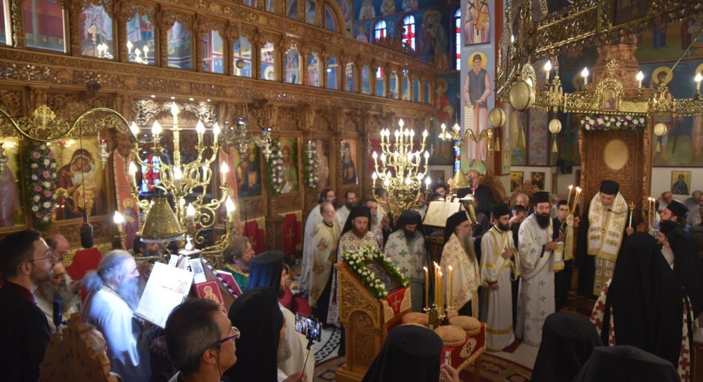 Η Παναγία Ελεούσα στην Πανήγυρη των Πρωτοκορυφαιων Αποστόλων στα Γιαννιτσά