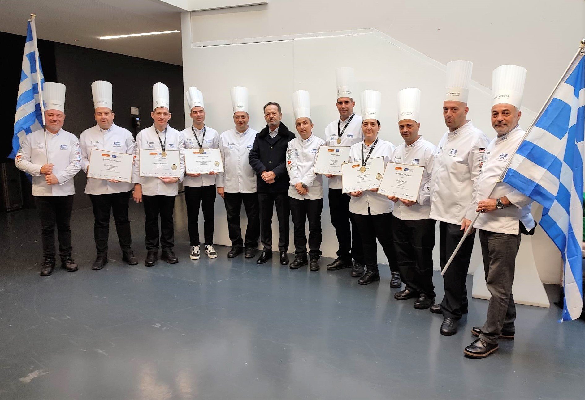 Χάλκινο μετάλλιο για την Culinary Team Greece της Ένωσης Επαγγελματιών ...